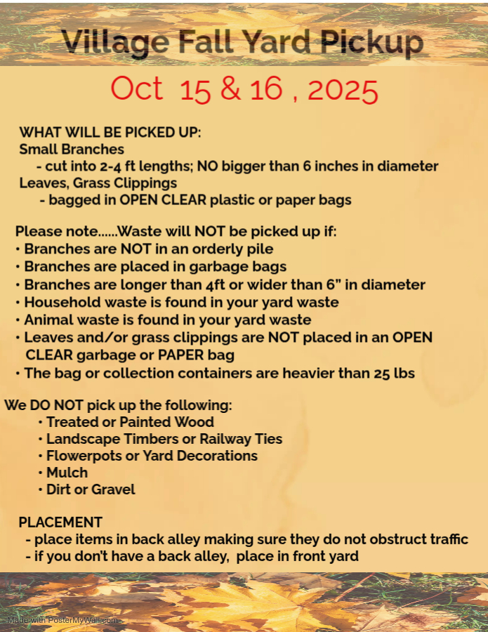 Village of Elbow Public Notices